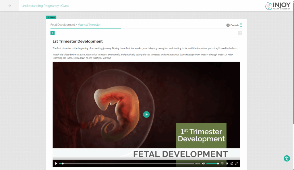 Understanding Pregnancy eClass | InJoy Health Education